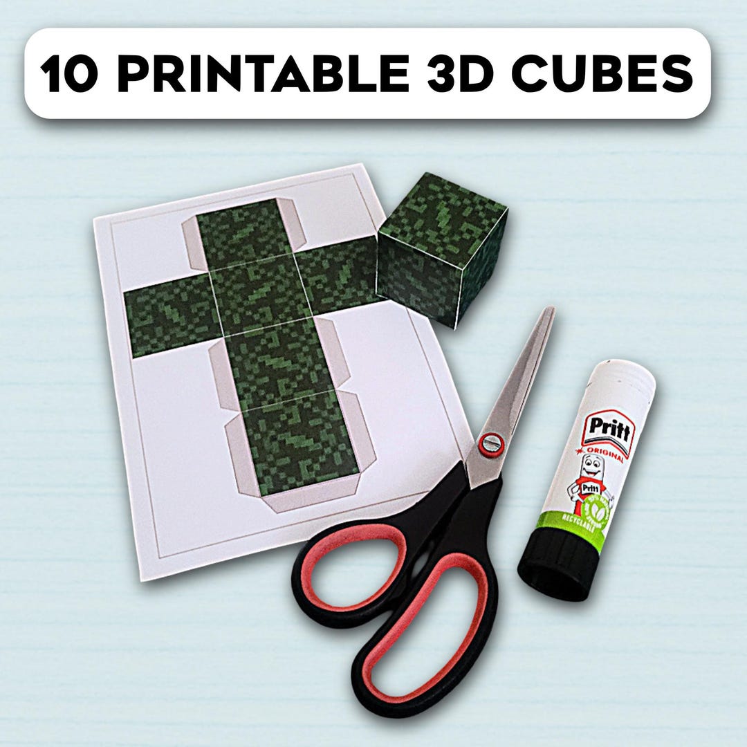 Printable 3D Shape Nets Leaves Texture Set of 10 Digital Download ...