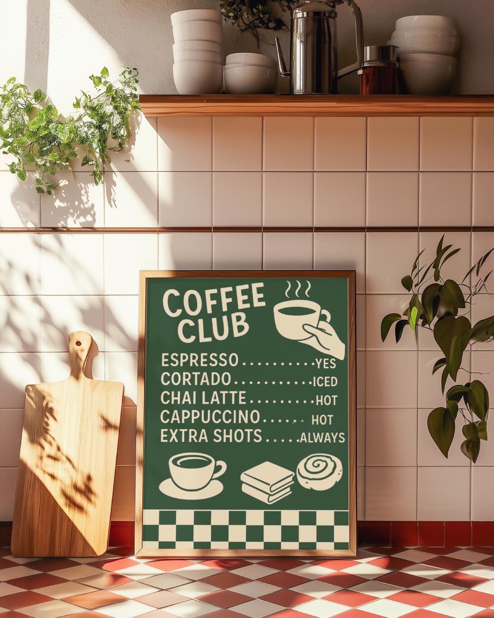 Coffee Print – Coffee Bar Sign, Coffee Bar Accessories, Coffee Poster ...