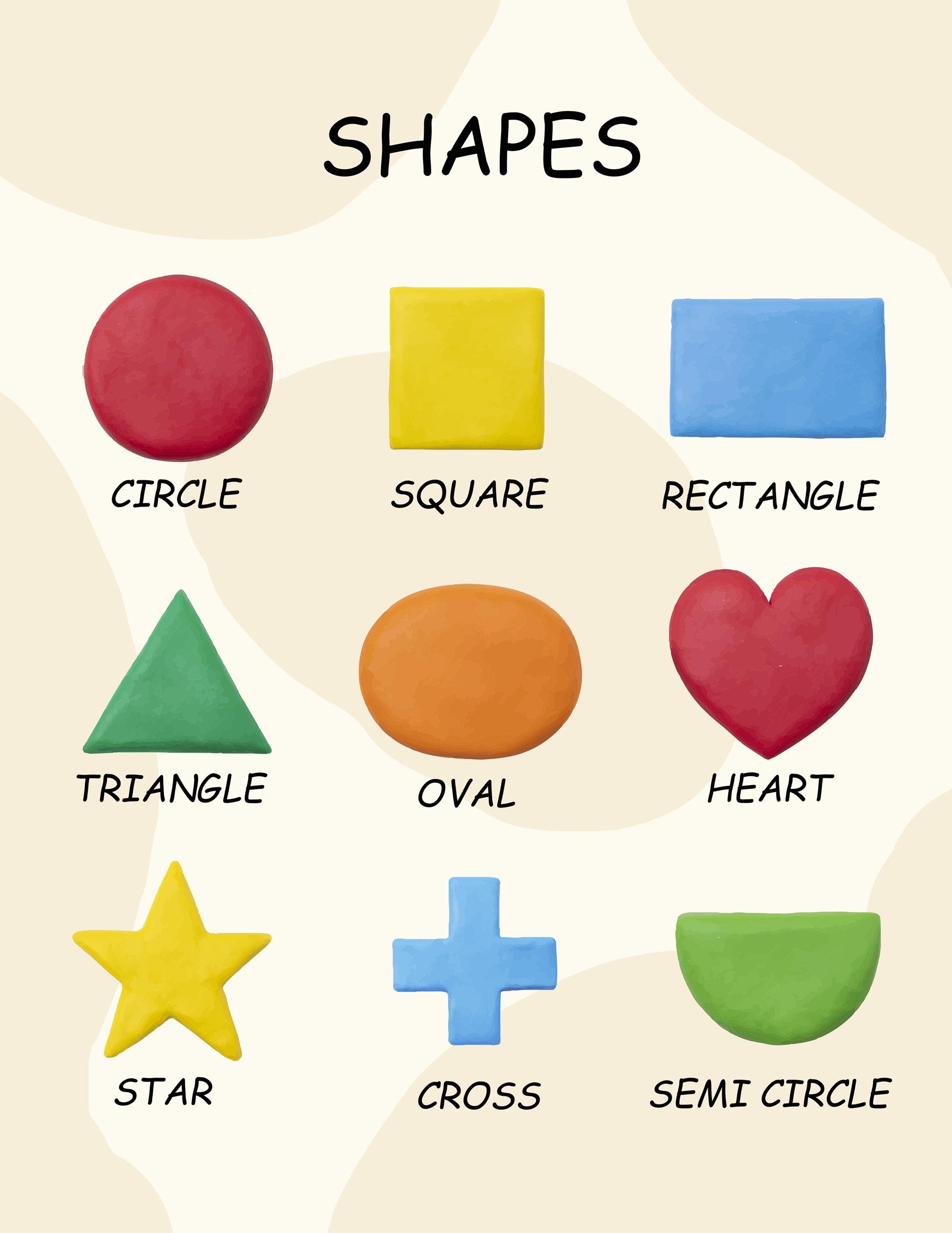 Educational Posters for Kids: ABC, Numbers, Colors, Shapes (digital ...