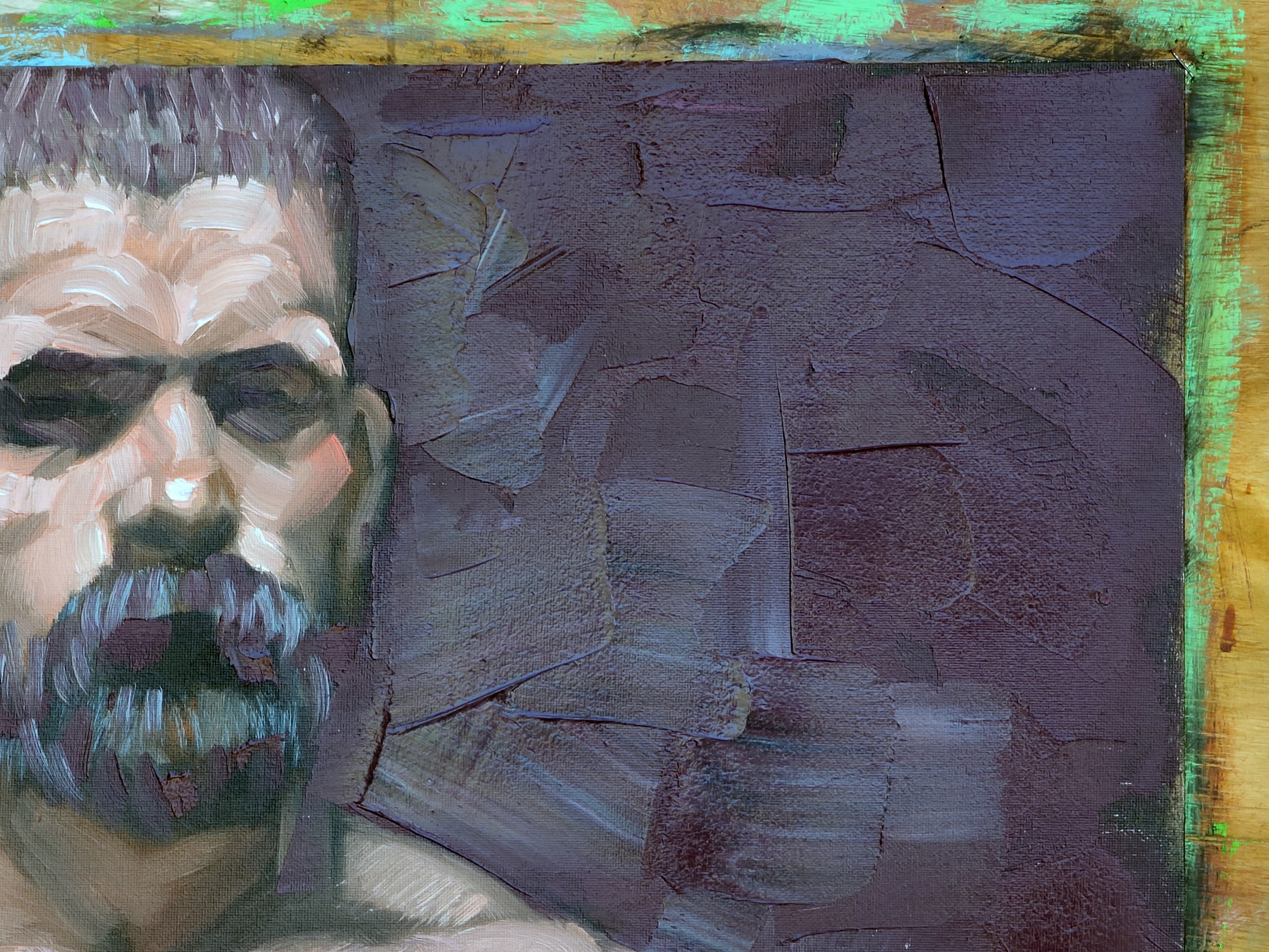 Tales of Gruffman, 18x24 inches oil on canvas panel by Kenney Mencher ...