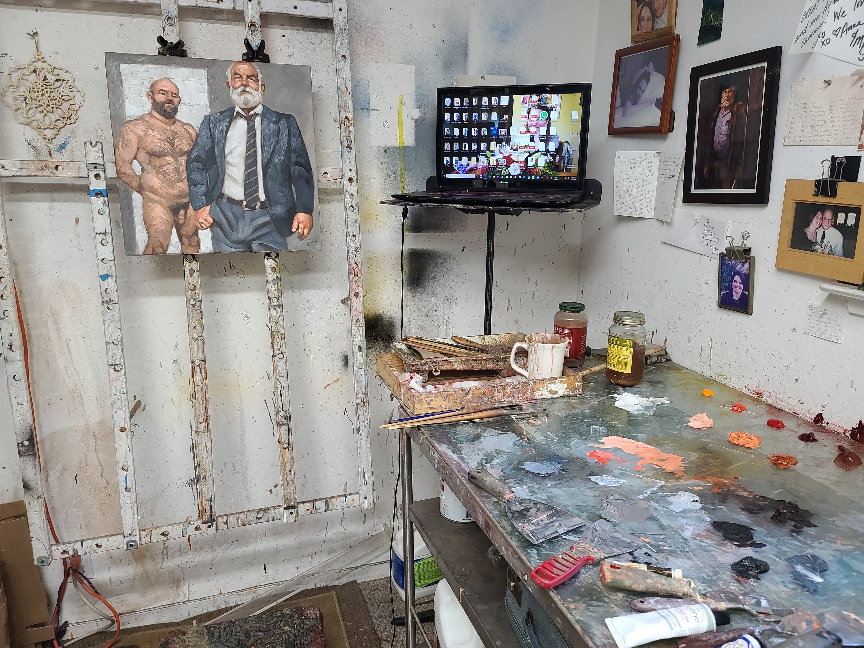 You Should Take A Personal Day 18x18 Inches Oil On Gallery Wrapped you-should-take-a-personal-day-18x18-inches-oil-on-gallery-wrapped