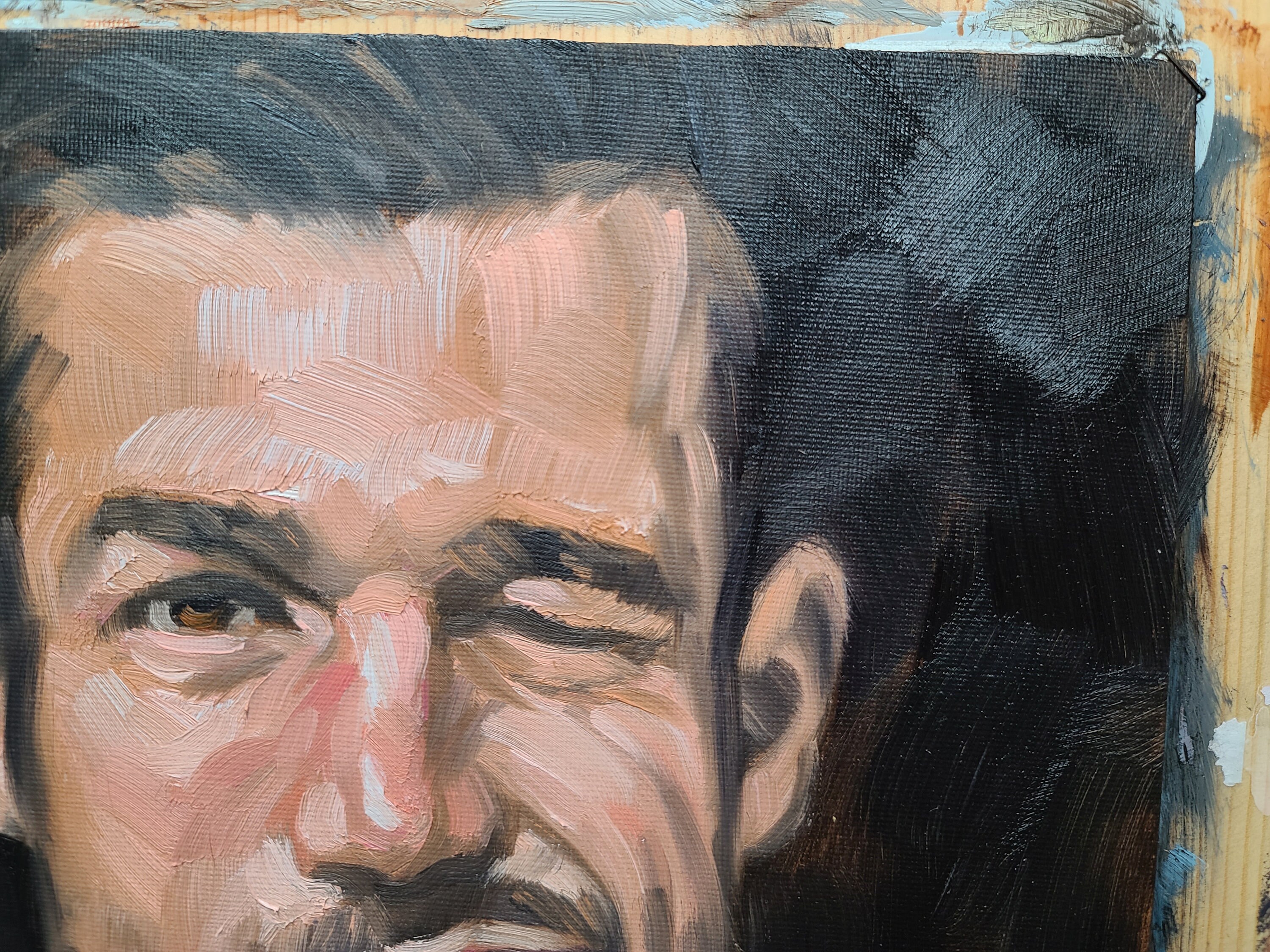 Ilissos the River God, 24x36 inches oil on gallery wrapped stretched ...