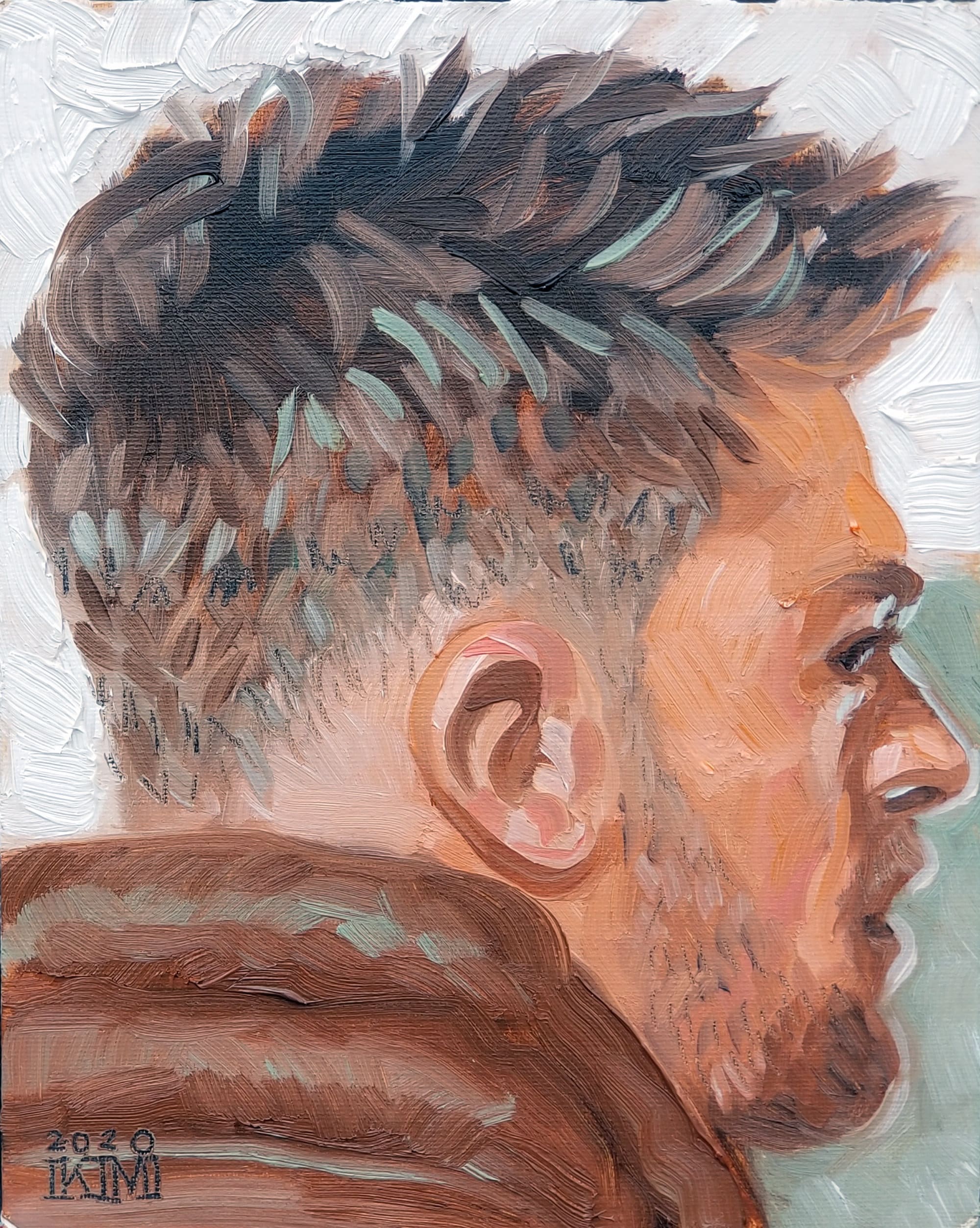 He Lived in Interesting Times, oil on canvas panel, 24x36 inches by ...