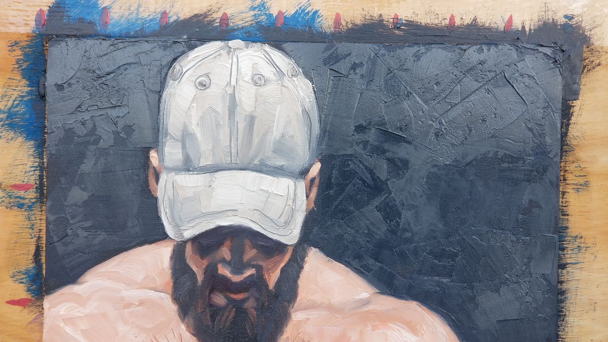 Handsome Husband, 11x14 inches watercolor on cotton paper by Kenney ...