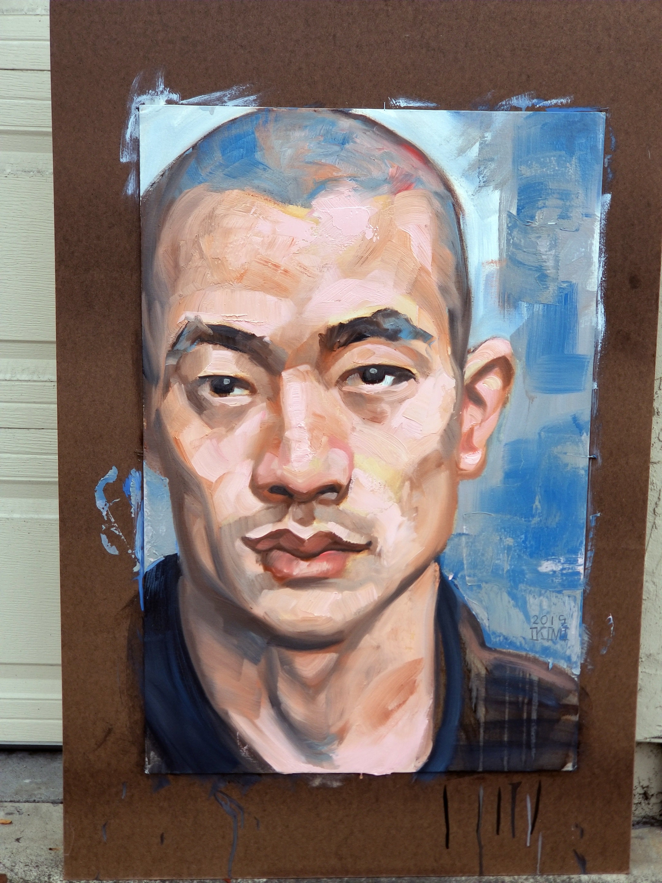 He Lived in Interesting Times, oil on canvas panel, 24x36 inches by ...