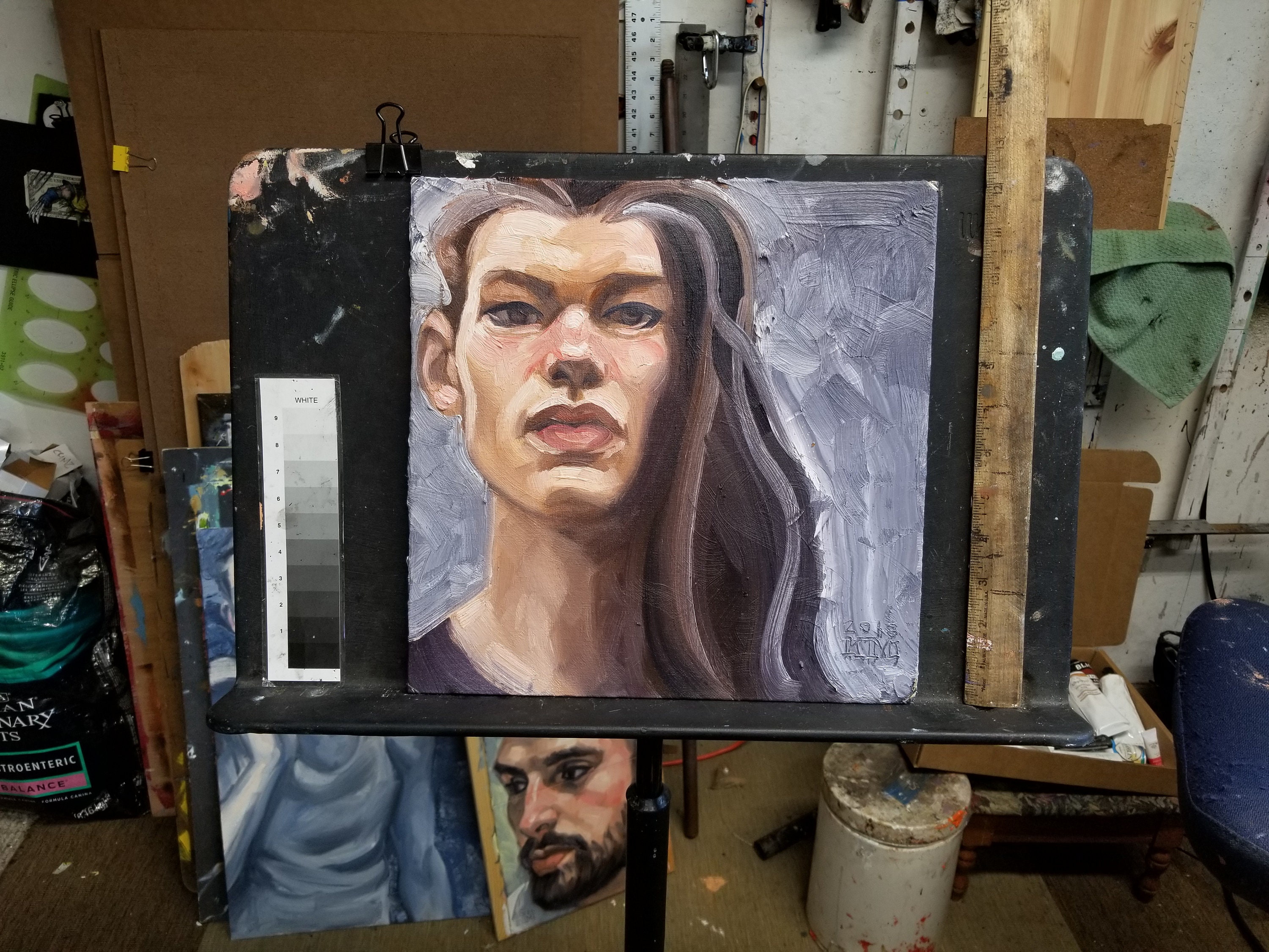 Not the Usual, oil on canvas panel, 12x12 inches by Kenney Mencher ...