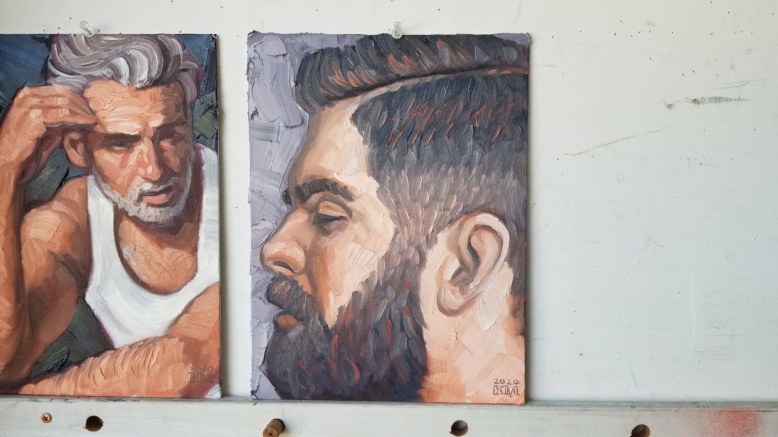 Warrior, 16x20 inches oil on canvas panel by Kenney Mencher — Kenney ...