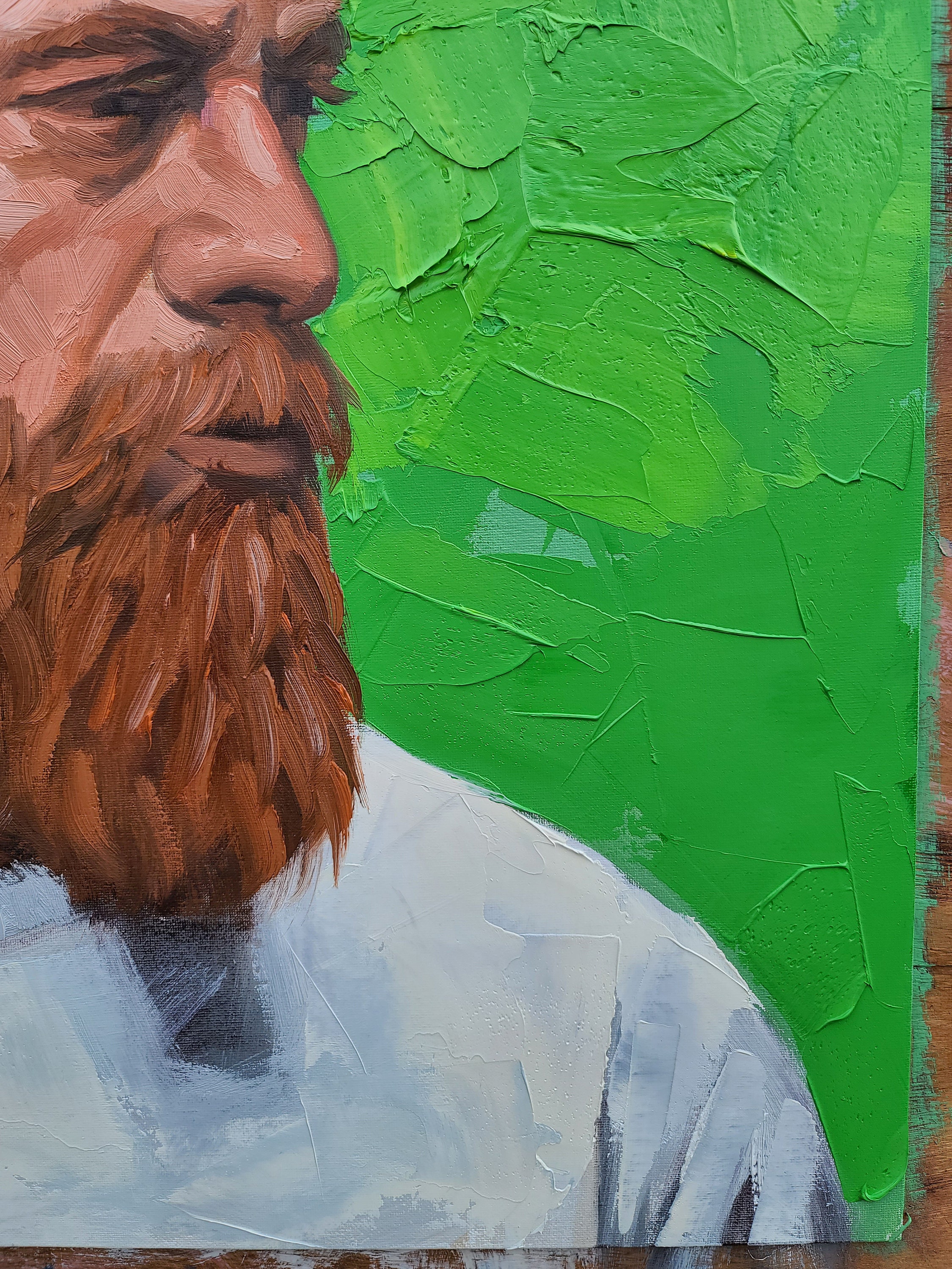 Big Red, 18x24 inches oil on canvas panel by Kenney Mencher — Kenney ...