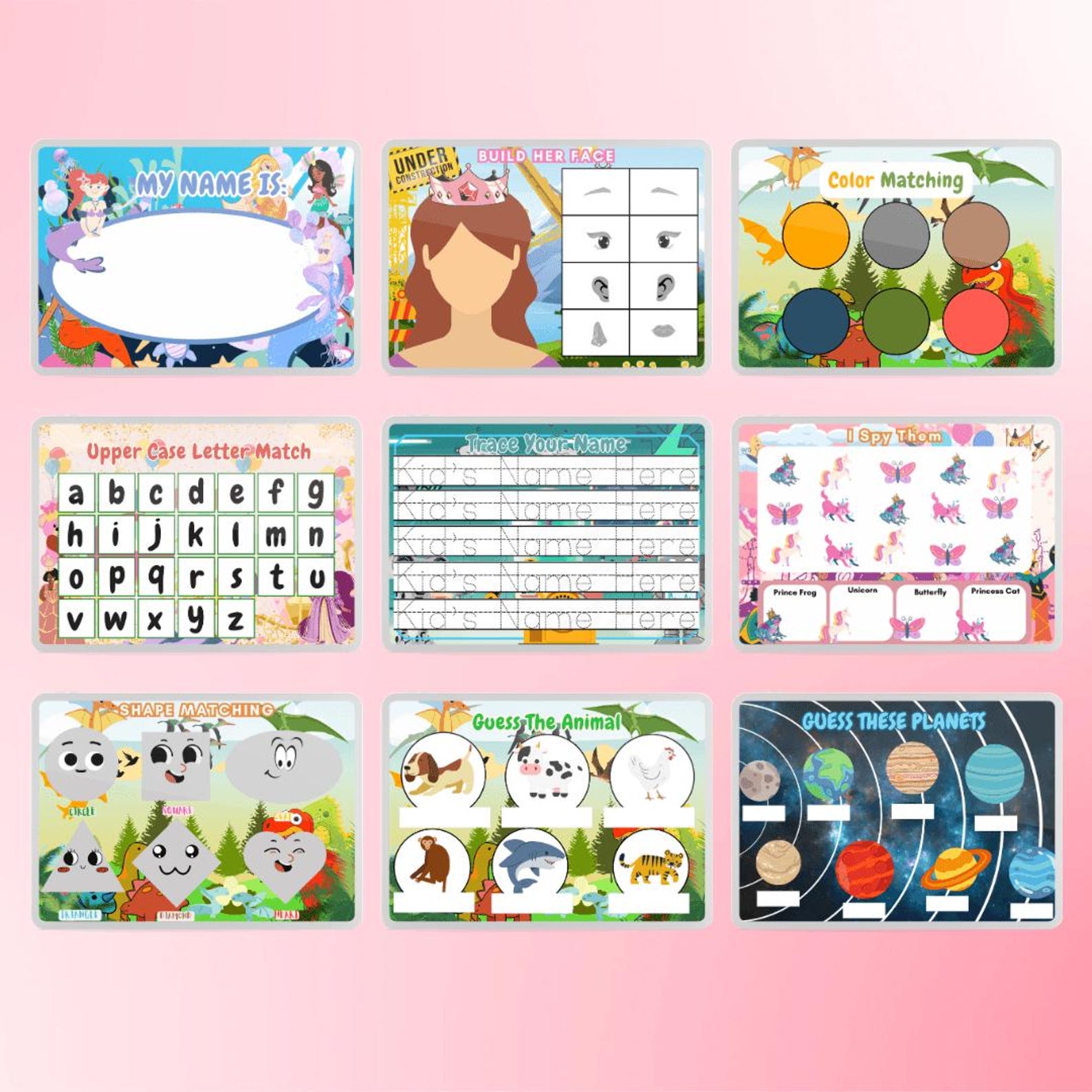 Kids Learning & Classroom Activities Bundle, Teachers Parents ...