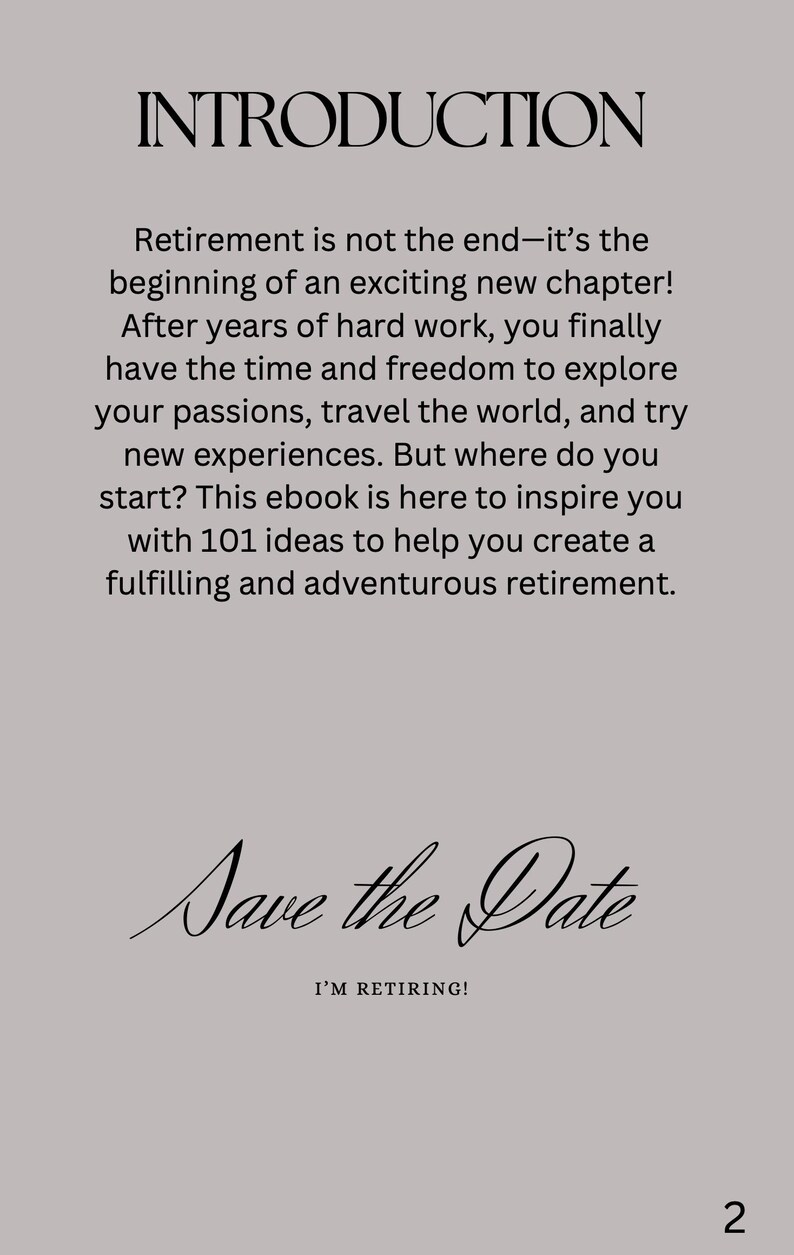 The Retirement Bucket List: 101 Things to Do Once You Stop Working - Etsy