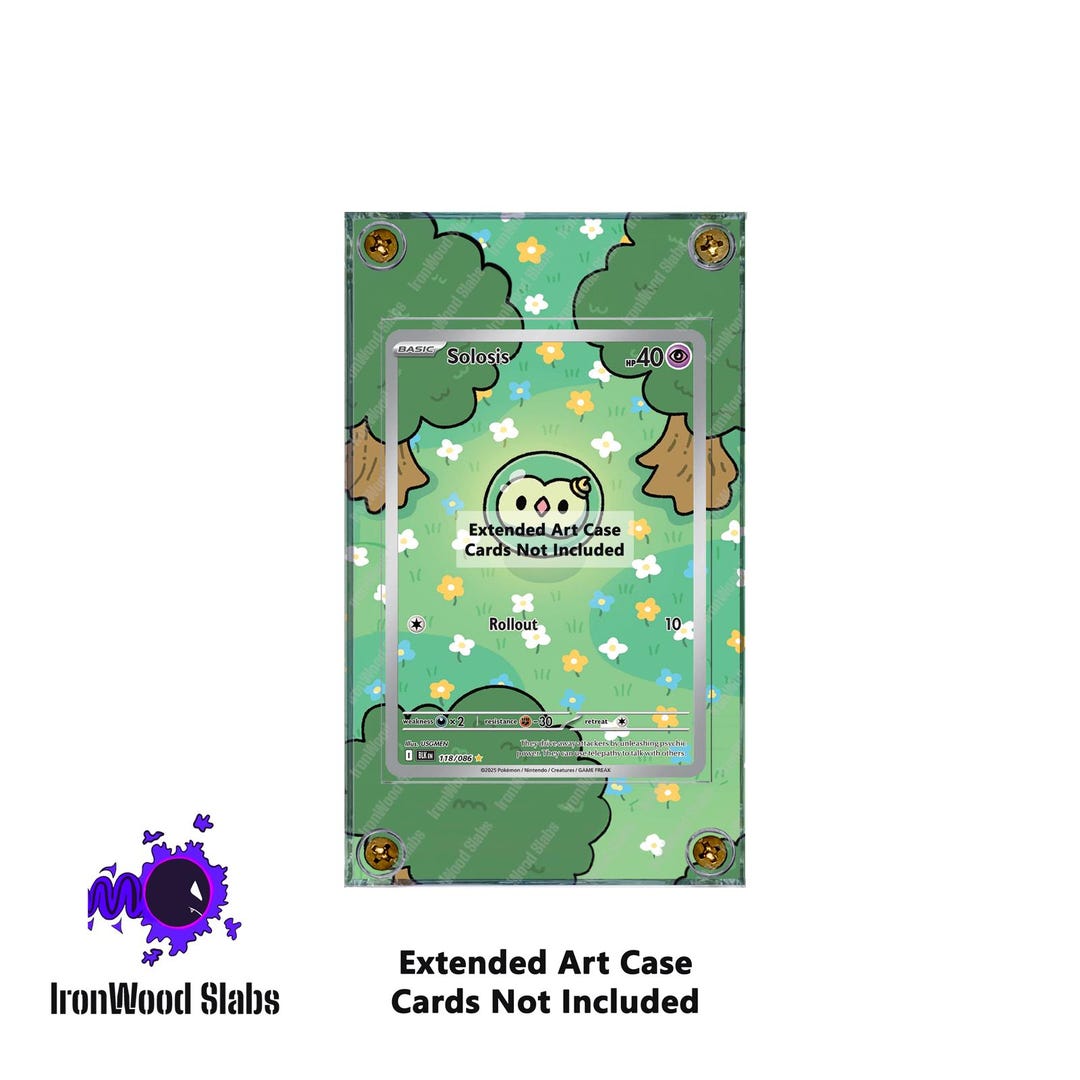 Solosis 118/086 Illustration Rare SV: Black Bolt Extended Art Display ...