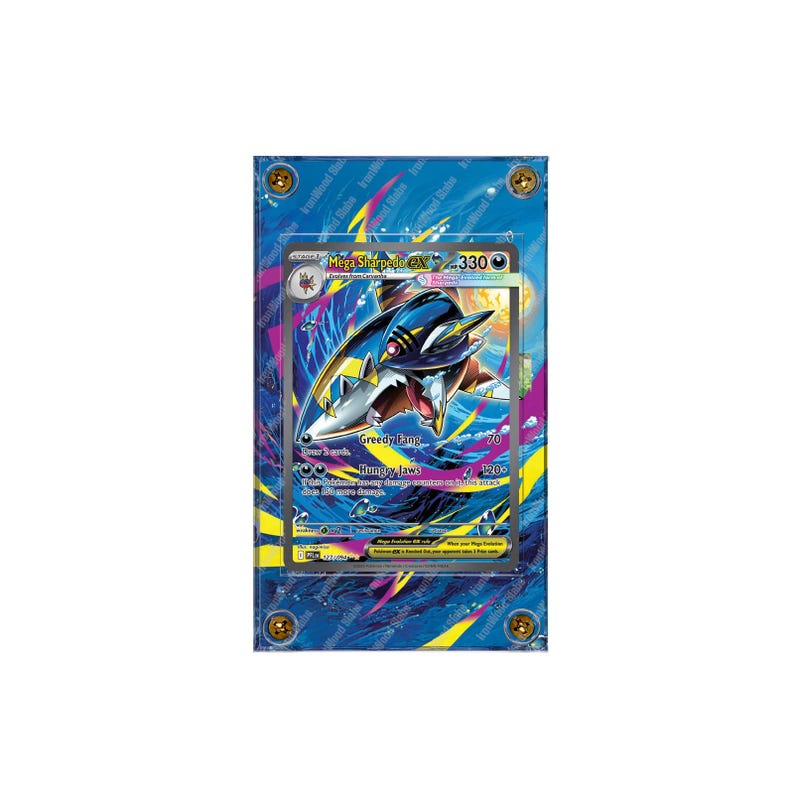 Mega Sharpedo Ex - 127/094 Pokemon Phantasmal Flames SIR Extended Art ...