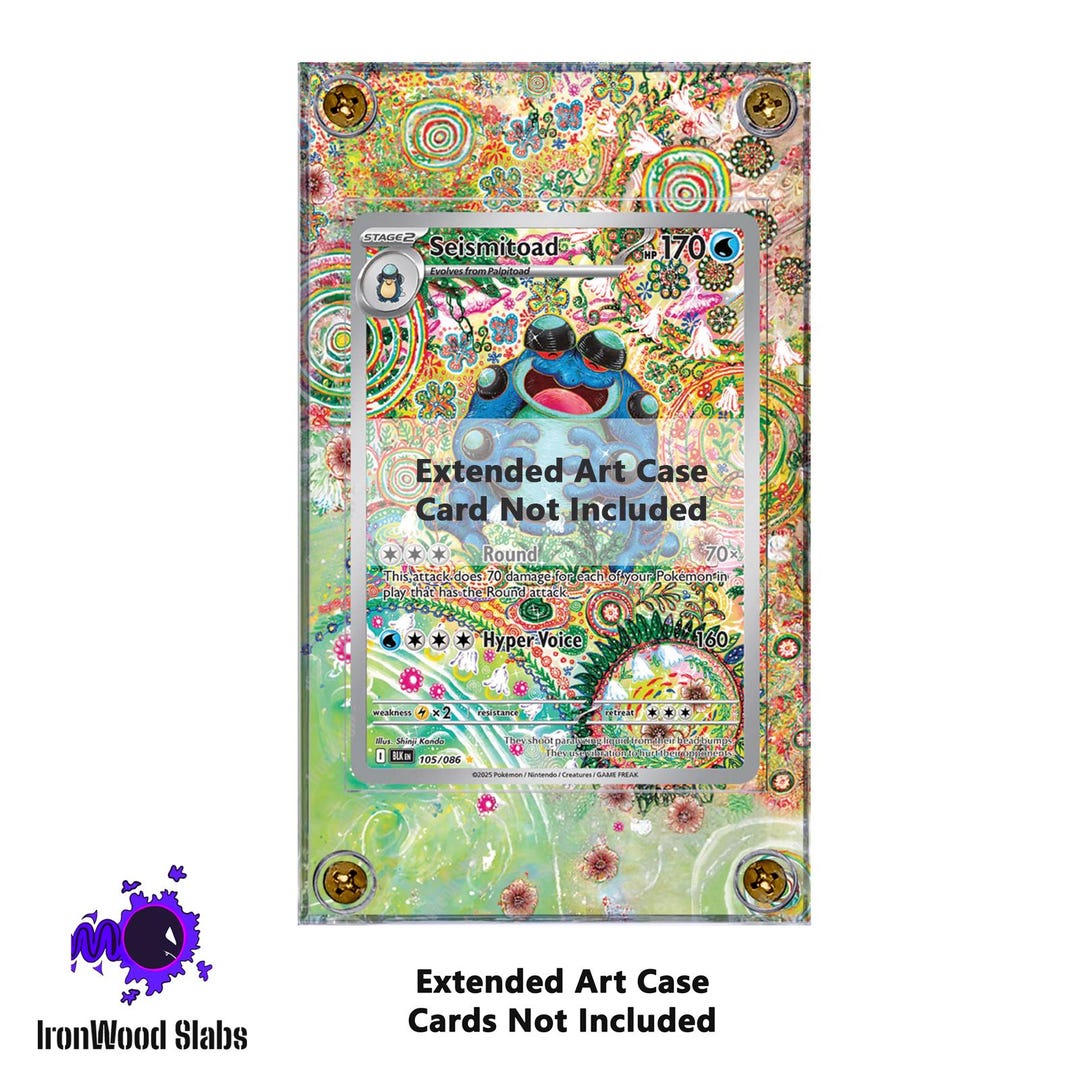 Pokémon TCG Seismitoad Illustration Rare Black Bolt 105/086 Extended ...