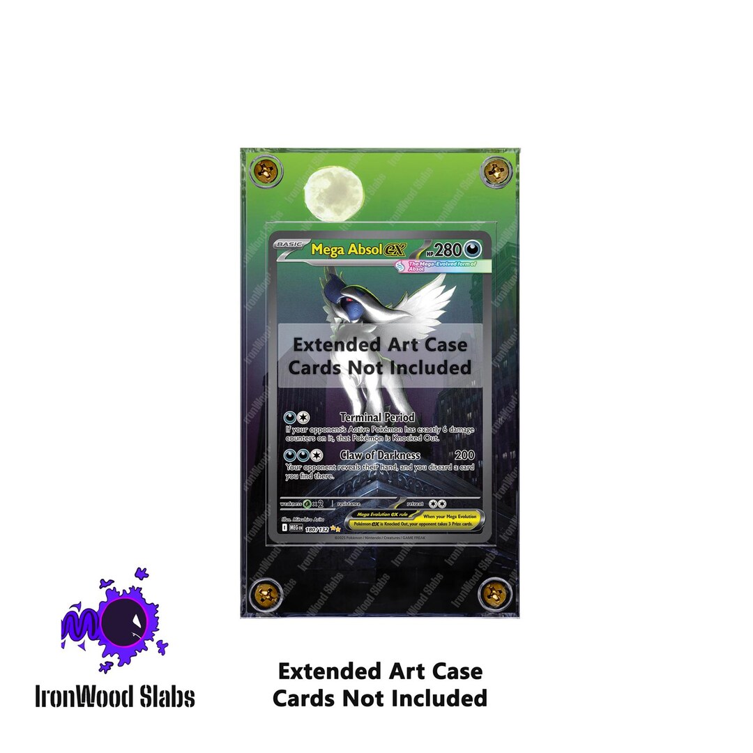 Mega Absol Ex 180/132 Sir Me01: Mega Evolution Extended Art Case - Etsy