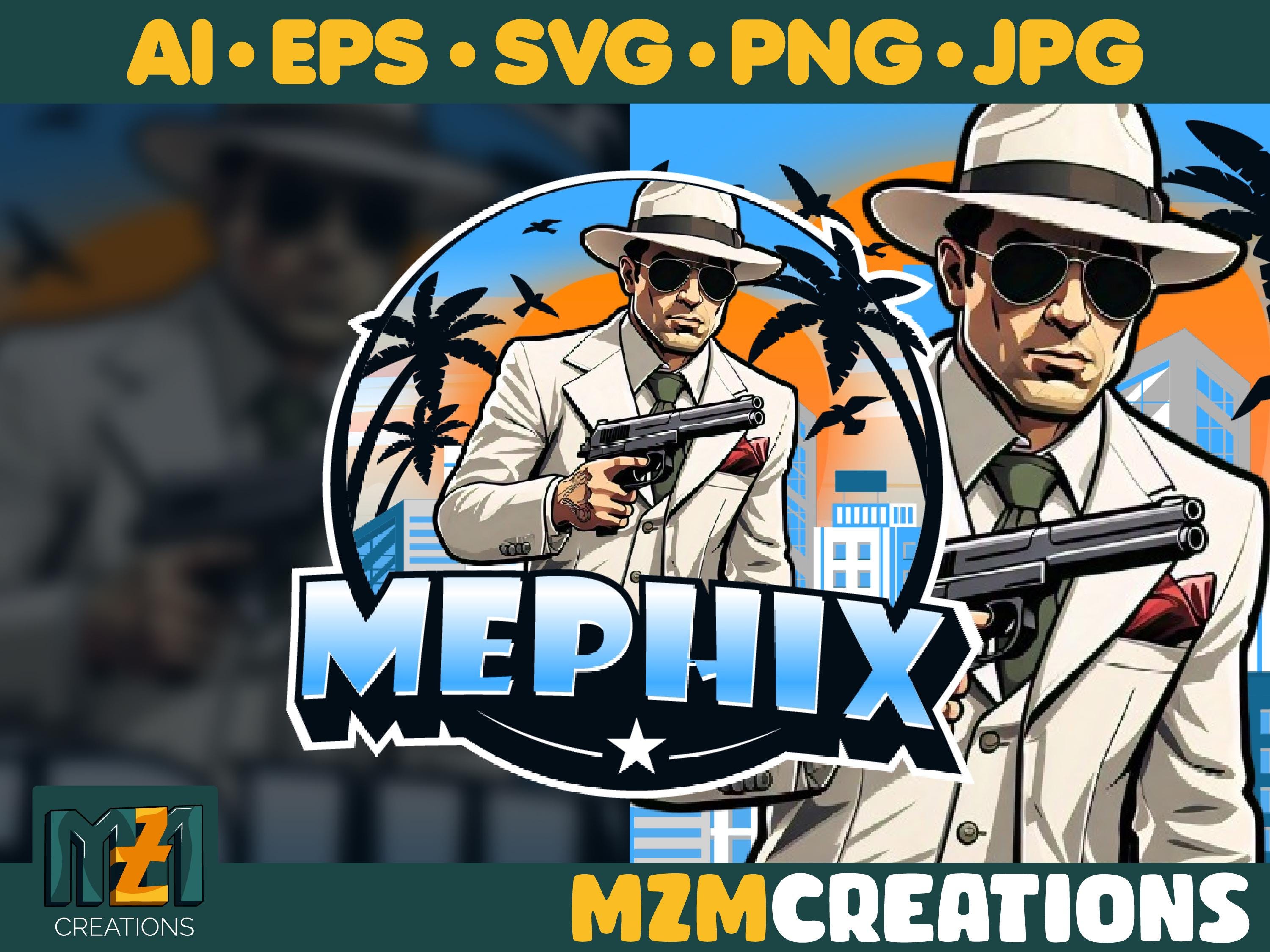 Gta Fivem Roleplay Logo, Gta, Fivem, Roleplay, Gta 5, Vice City, Discord Server, Mascot Logo ...