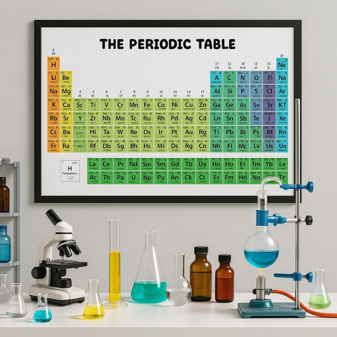 Periodic Table of Elements Printable PDF | A1–A4 Poster | High ...