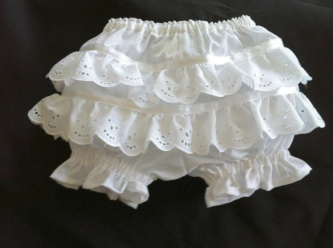 White Lace Ruffle Diaper Cover Costume - Adult XS - Etsy