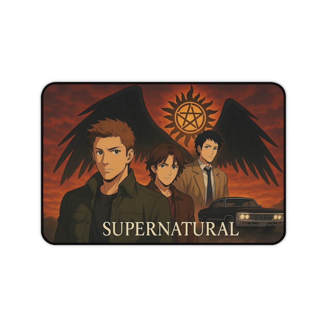 Supernatural Anime Mouse Pad - Etsy