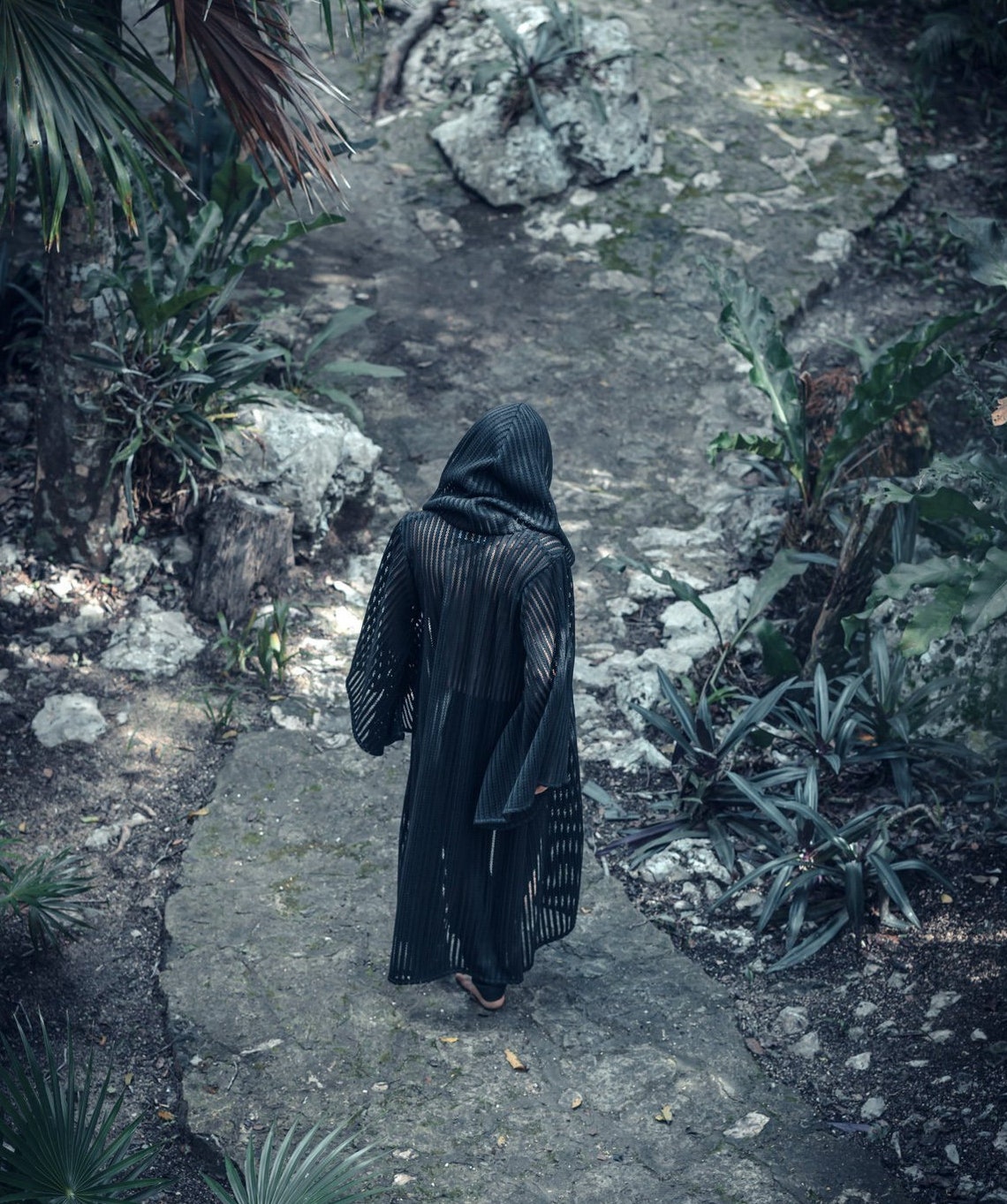 Intergalactic Black Druid Robe Shaman Ceremony Clothing Post - Etsy