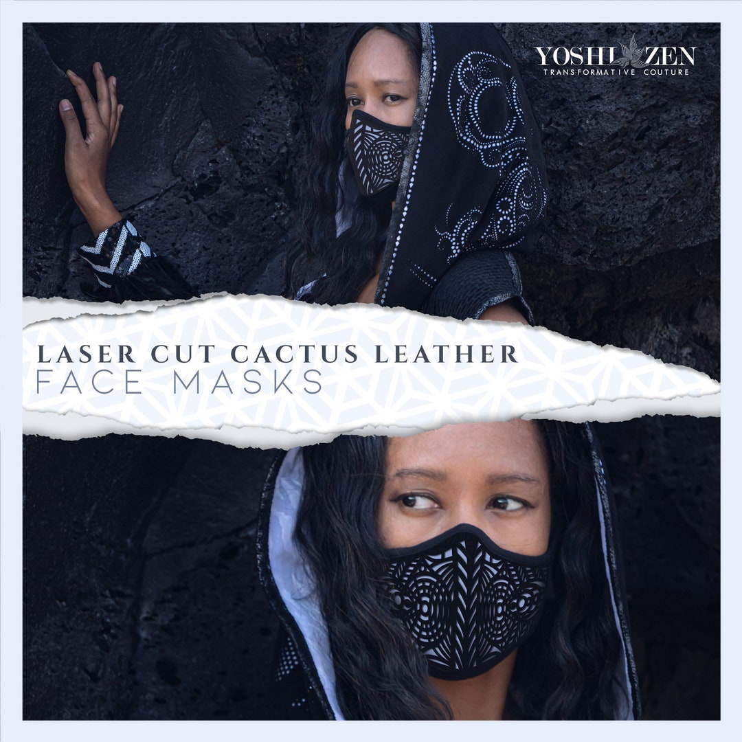 Tribal Warrior Cactus Leather Face Mask With Filter| Post-apocalyptic ...