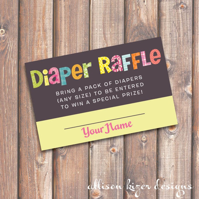 Diaper Raffle Tickets Baby Girl Bright Colorful Twin Girls - Etsy Diaper Raffle Tickets Baby Girl Bright Colorful Twin Girls - Etsy