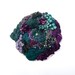 Teal and Purple Wall Art Alexandrite Birthstone Weaving Jewel Tone ...