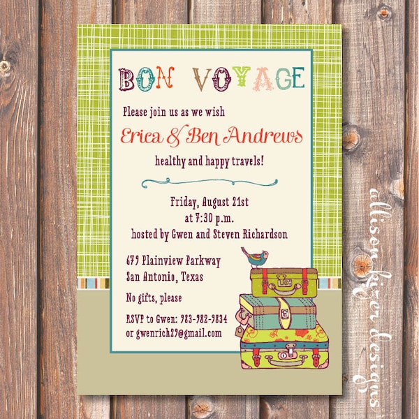 Bon Voyage Party - Etsy