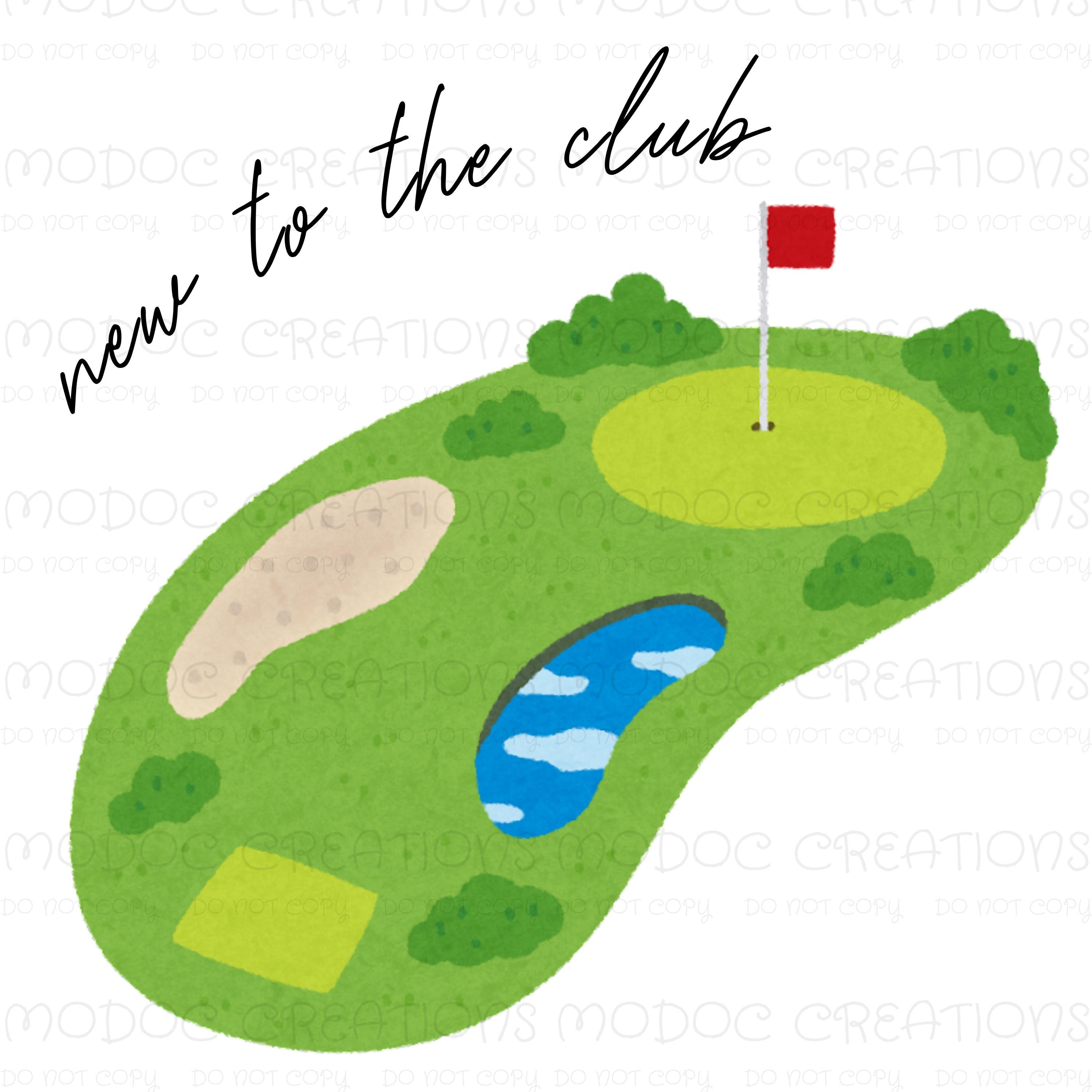 Golf Course PNG | Cute Golf Clipart With Flag, Water, and Sand Trap ...