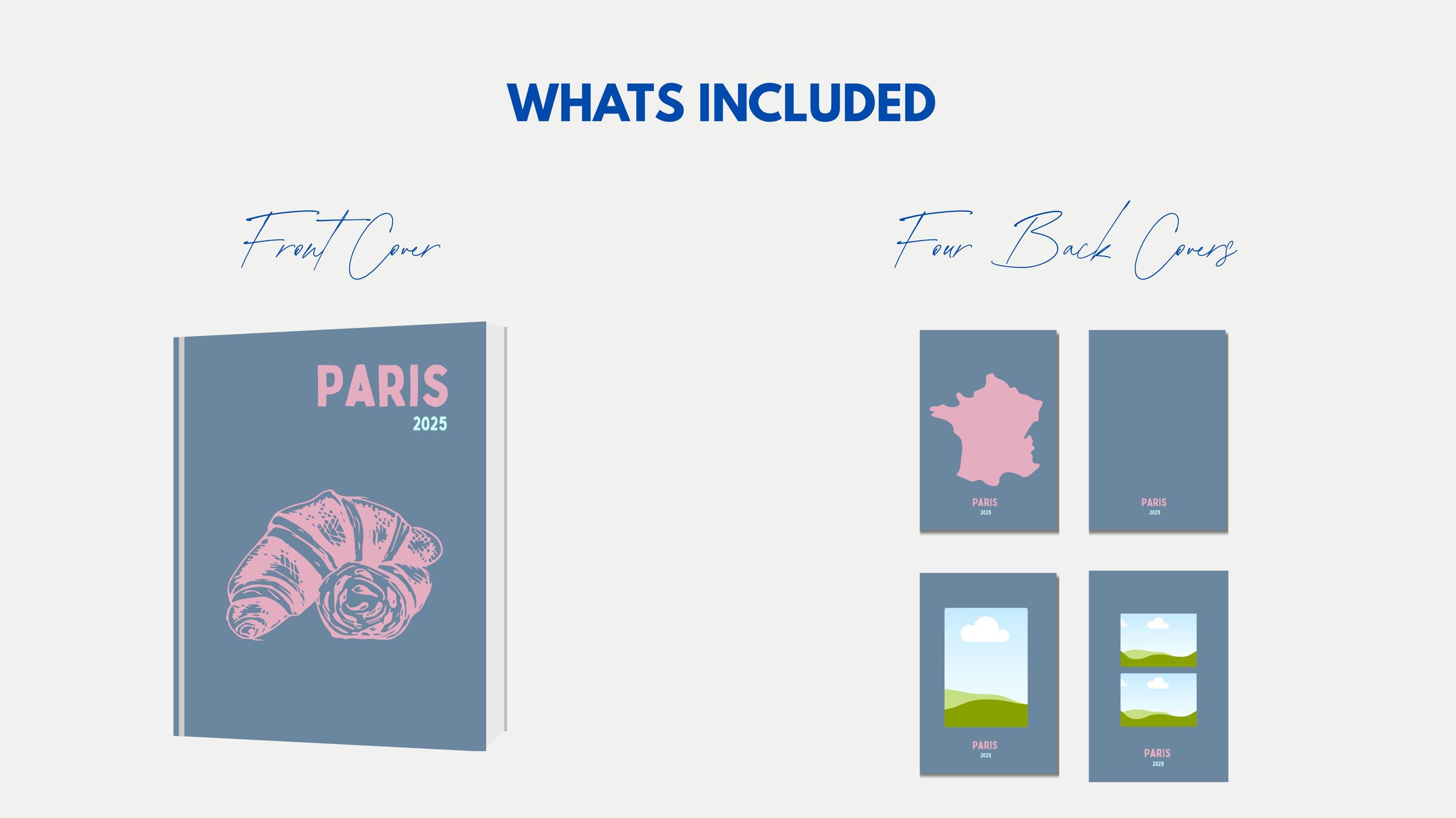 Paris Travel Photo Book Cover | Customisable Photo Book Cover ...