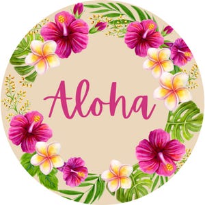 Aloha Sticker Decal - Etsy