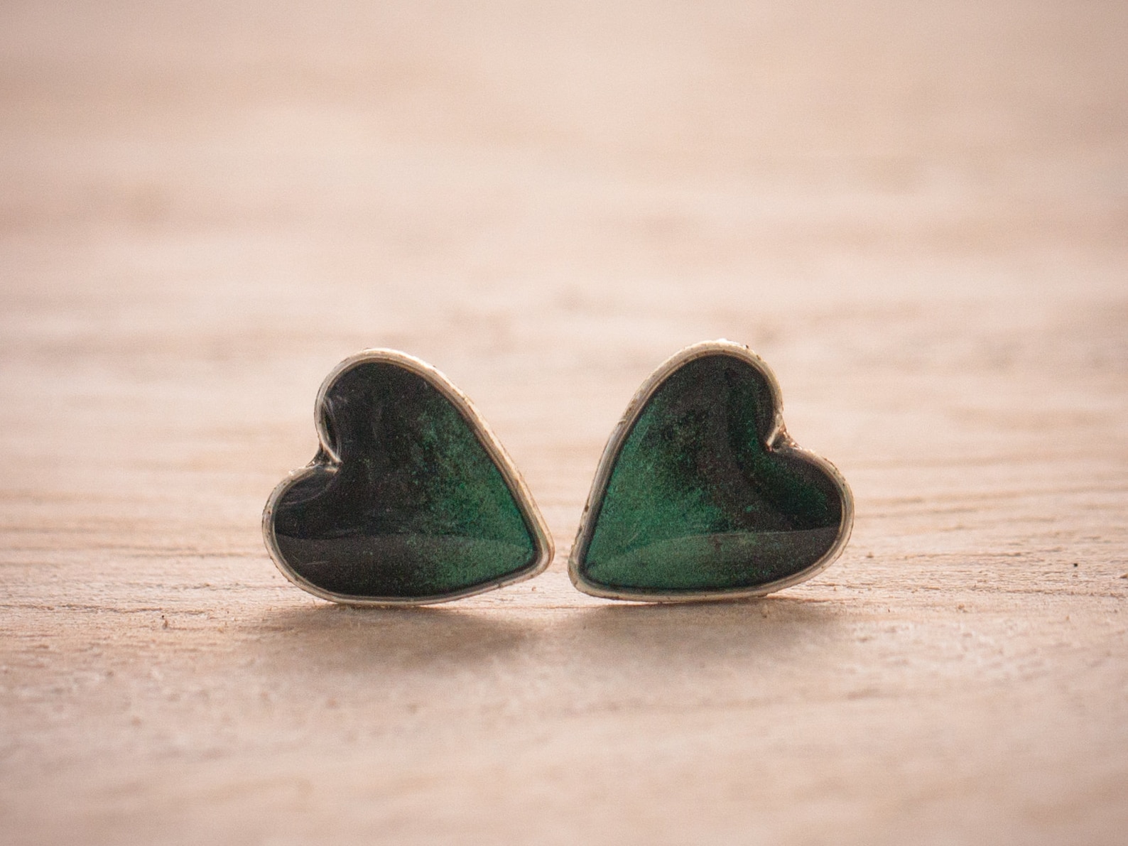 Small Heart Earrings - Etsy