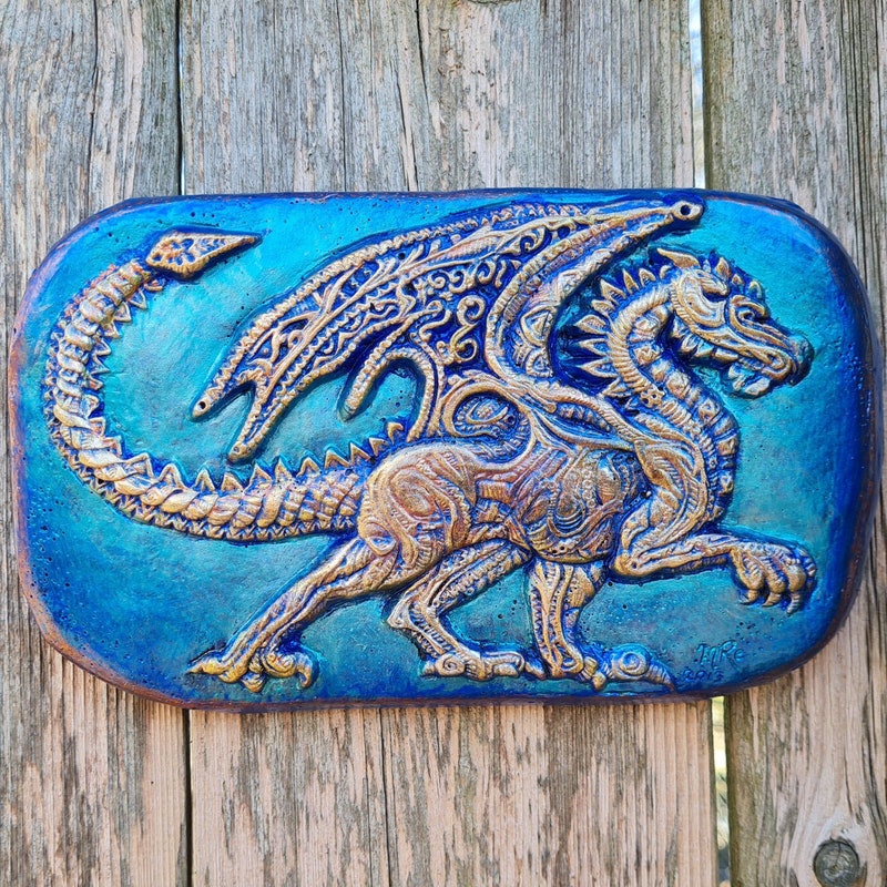 Dragon Plaque - Etsy