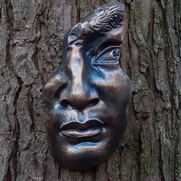 Face Garden Sculpture - Etsy