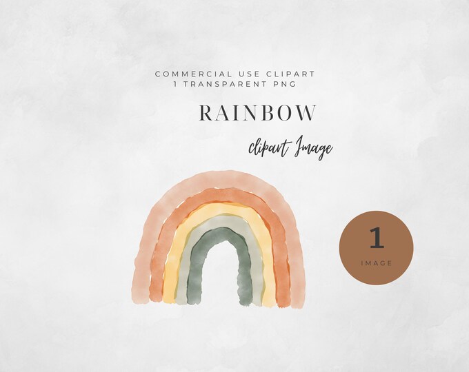 Rainbow Clipart, Nursery, Baby Shower, Kids Room | Cute Childrens ...