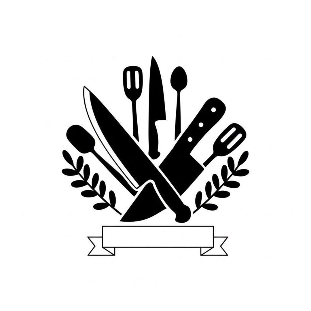Kitchen Utensils SVG: Knives and Cooking Tools Vector Design - Etsy
