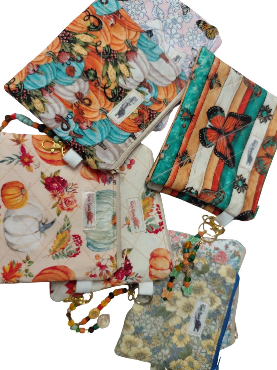 Fall Collection Wallets With Keychain Charm - Etsy