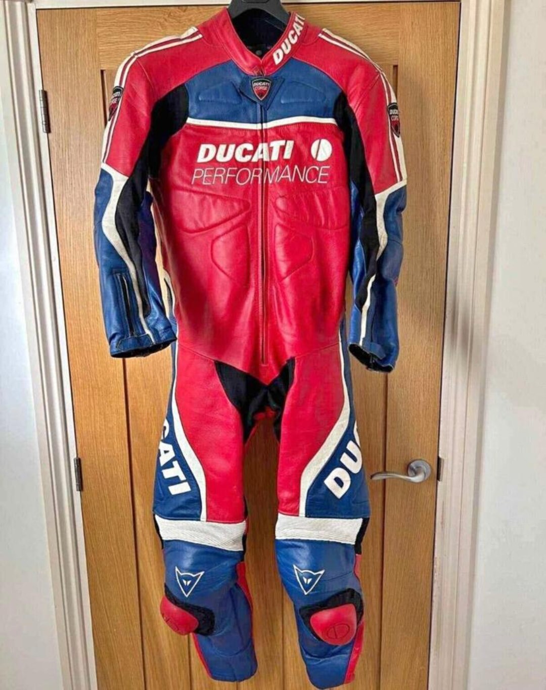 Ducati Corse Leather Racing Suit – Motorcycle Track Riding Gear ...