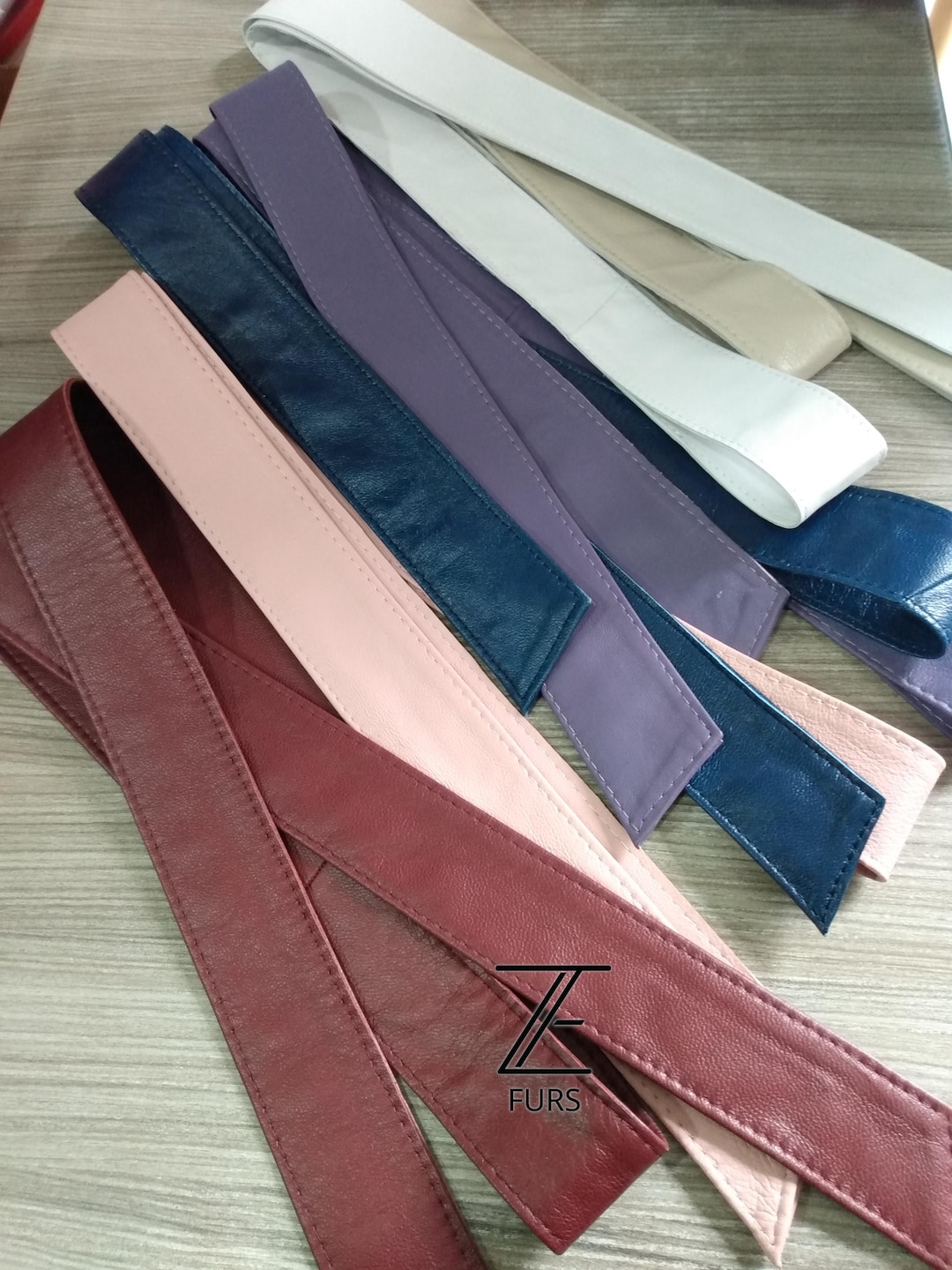 Soft Lamb Leather Wrap Belt for Women – Handmade Tie Belt – Luxury ...
