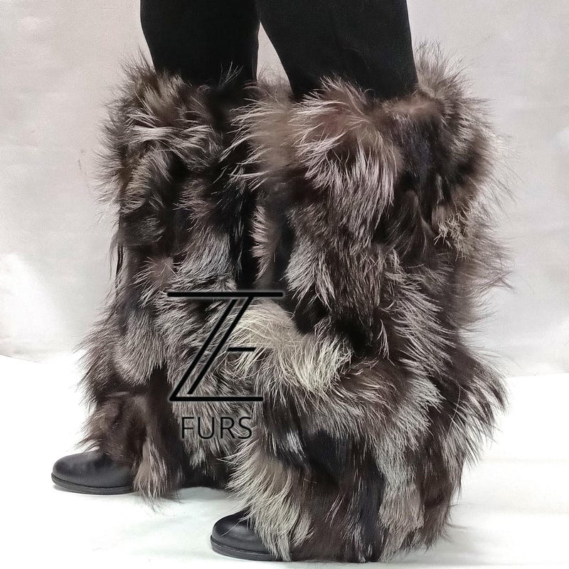 Fur Leg Warmers - Etsy