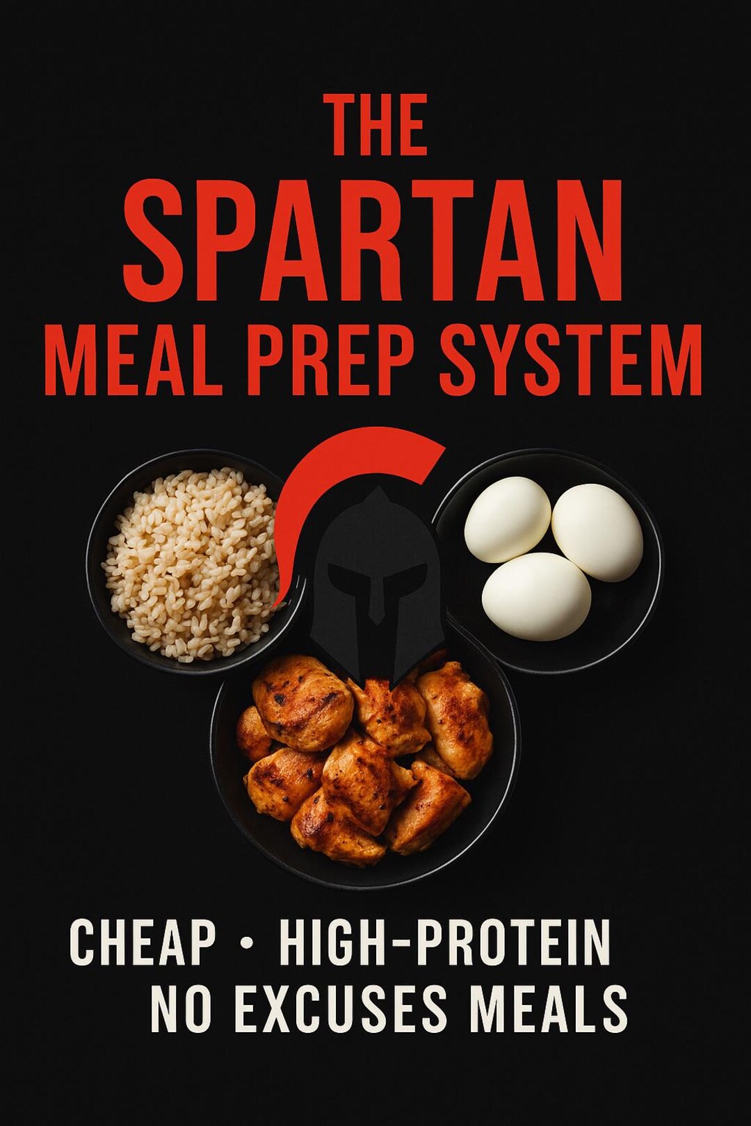 High Protein Meal Prep Ebook PDF Spartan Meal Plan Cheap Budget Fitness ...