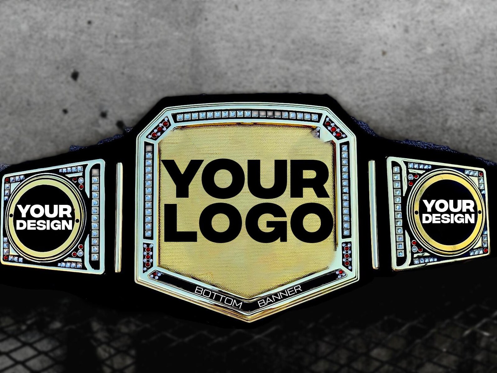 Custom Heavyweight Championship Belt – Replica Adult Size 4mm ...
