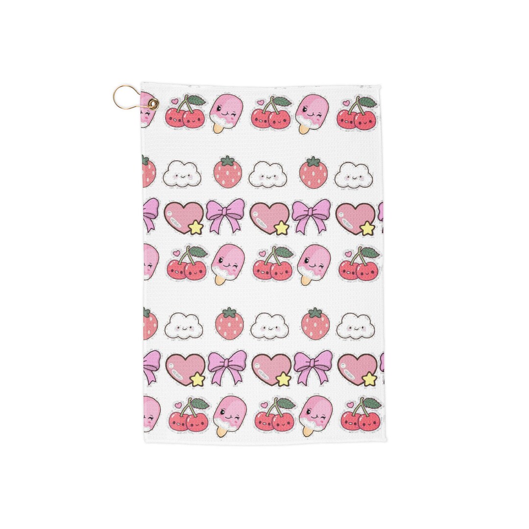 Cute Kawaii Golf Towels for Kids, Fun Golf Accessories, Gifts for Golf ...