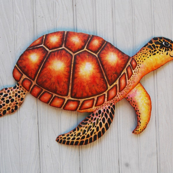 Metal Turtle Wall Art - Etsy