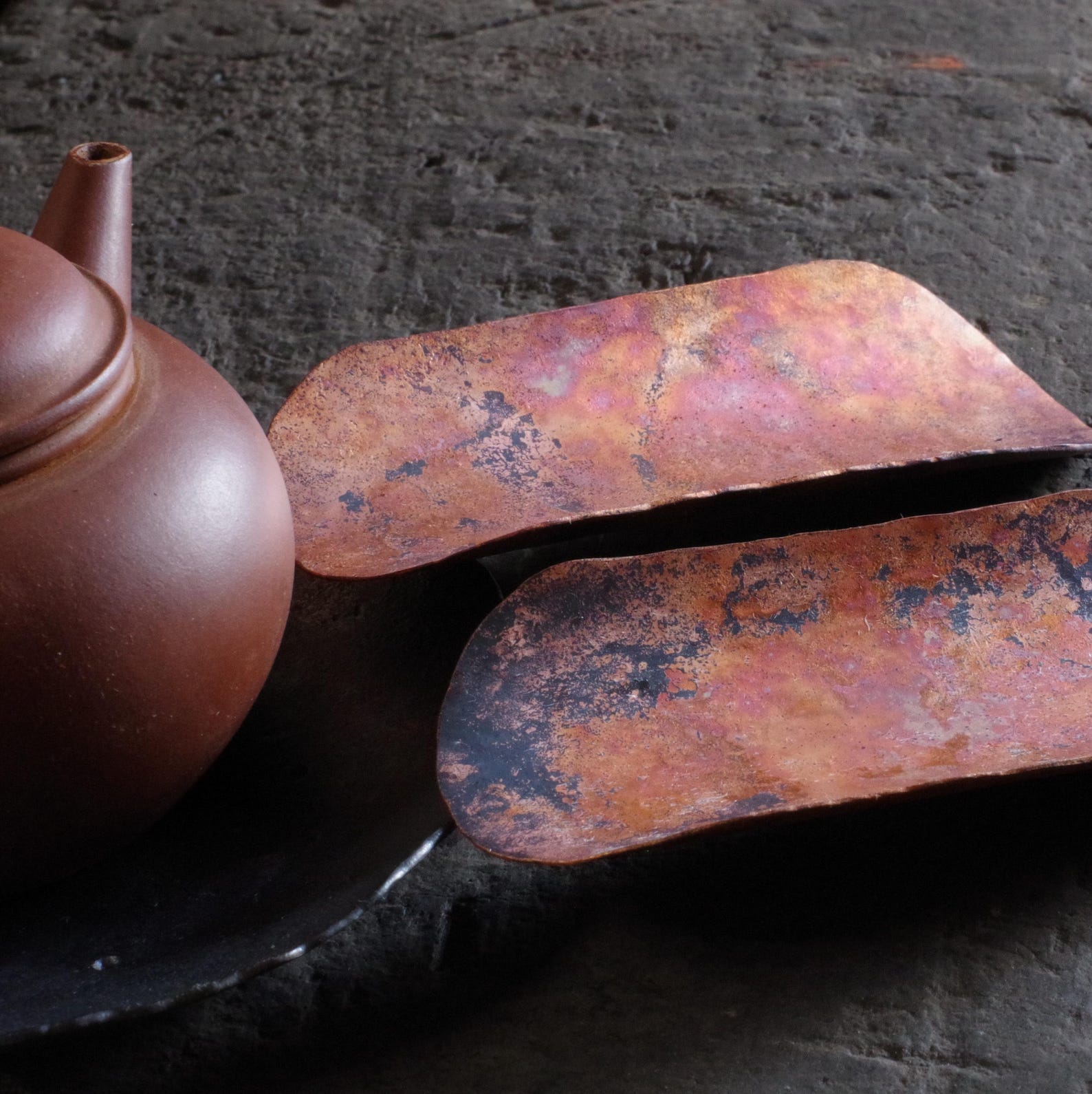 Hand Forged Copper Tea Scoop - Etsy