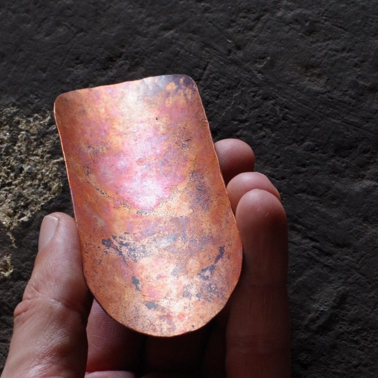 Hand Forged Copper Tea Scoop - Etsy