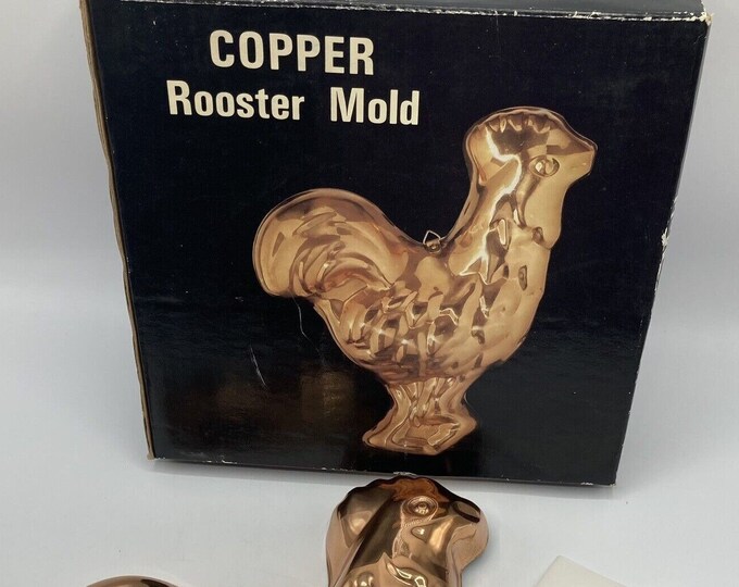 Harbortown Copper Rooster Mold Wall Hanging Copperware Vintage 1980s - Etsy