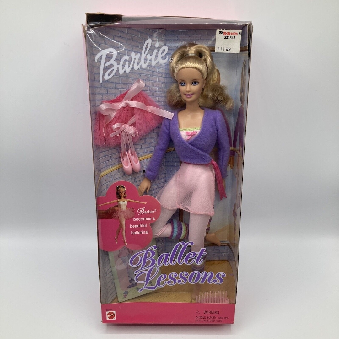 Mattel Ballet Lessons Barbie Doll Blonde Bar1999 26774 - Etsy