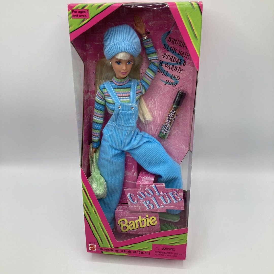 Mattel Cool Blue Barbie Doll Blonde Vintage 1997 - Etsy