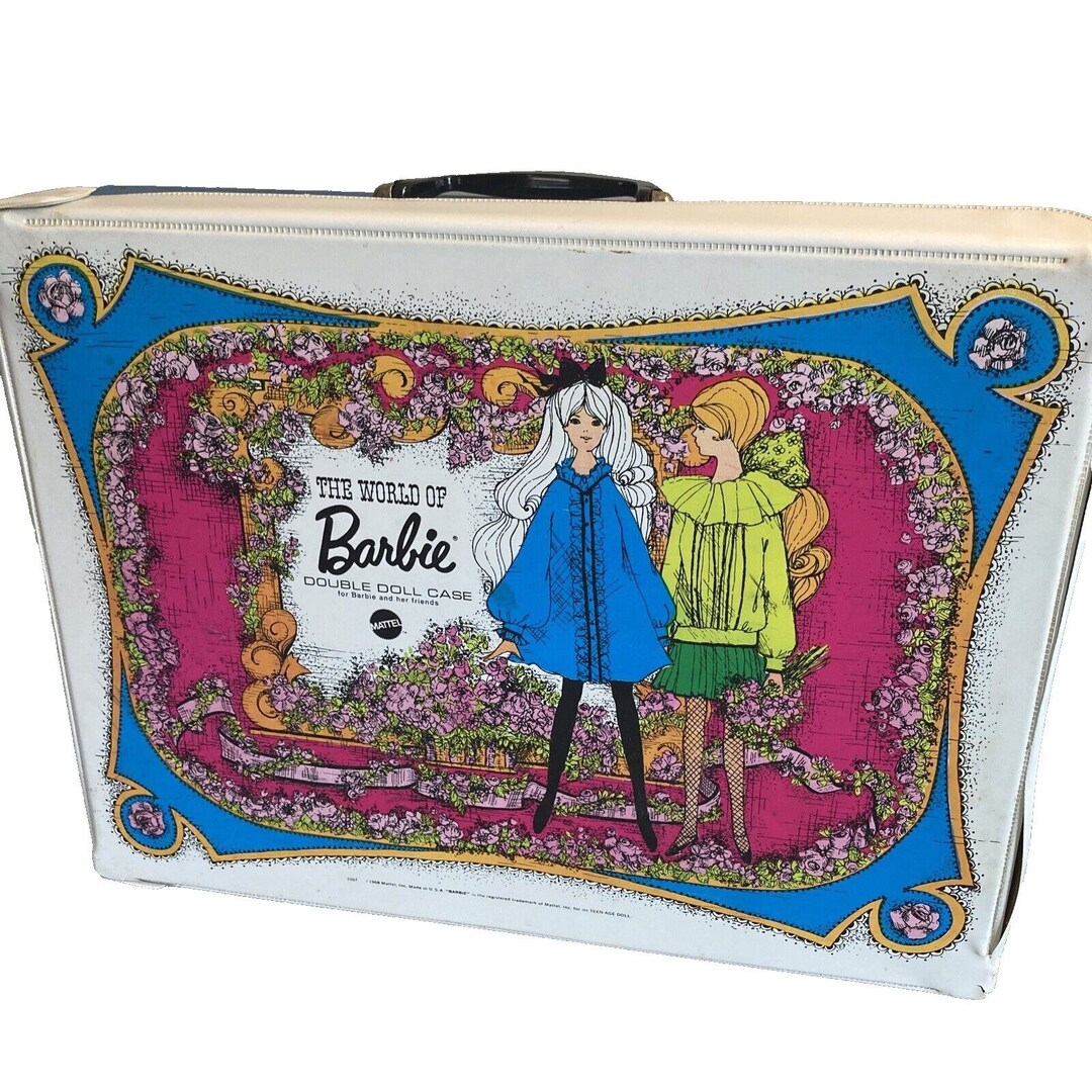 Vintage 1968 the World of Barbie Doll Trunk Double Case - Etsy
