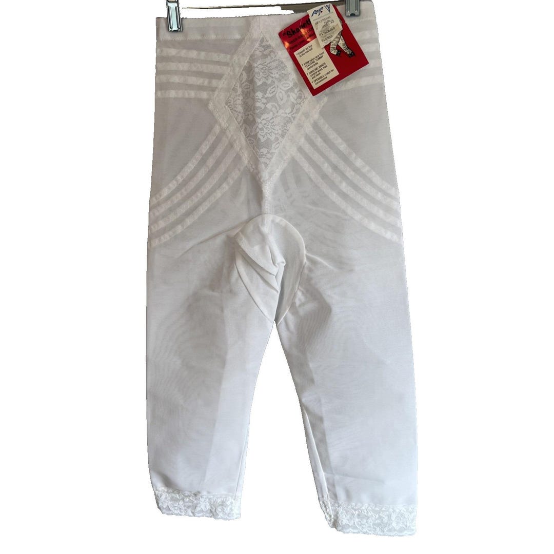 RAGO Shapette White Shapewear Pant Liner M 27-28 #6269 Lace Vintage - Etsy
